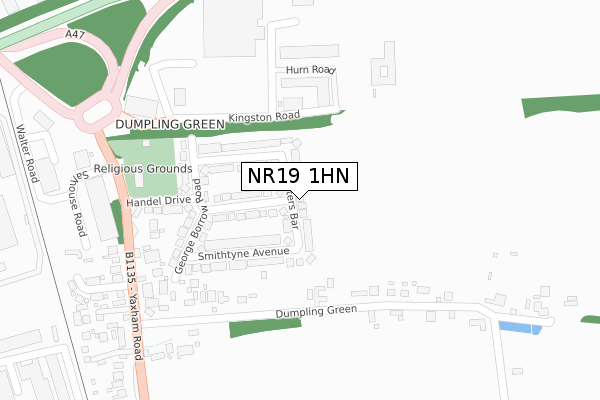 NR19 1HN maps, stats, and open data