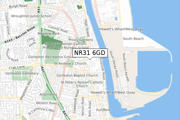 NR31 6GD maps, stats, and open data