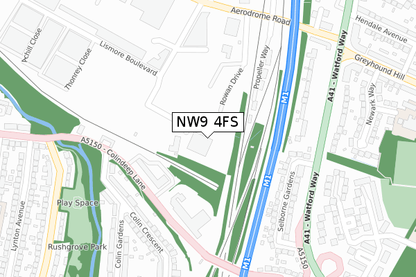 NW9 4FS maps, stats, and open data
