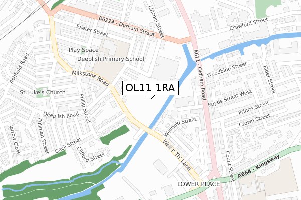OL11 1RA maps, stats, and open data