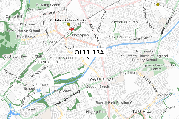 OL11 1RA maps, stats, and open data