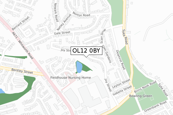 OL12 0BY maps, stats, and open data