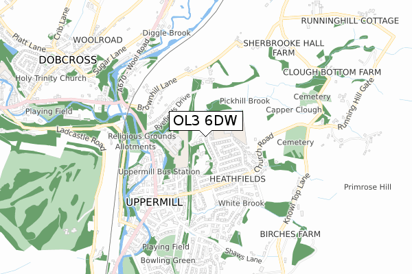 OL3 6DW maps, stats, and open data