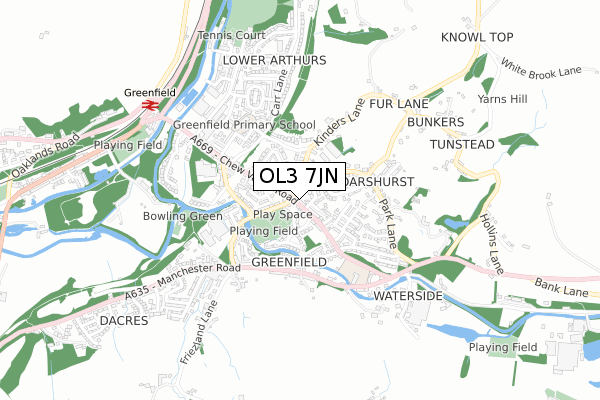 OL3 7JN maps, stats, and open data
