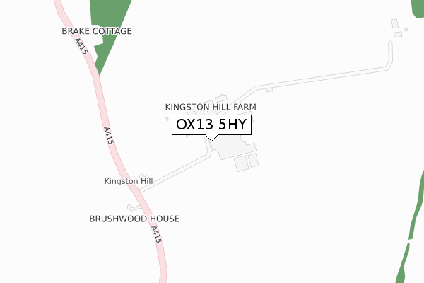 OX13 5HY (Southmoor) open data dashboard