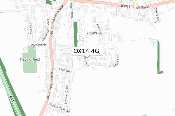 OX14 4GJ open data dashboard