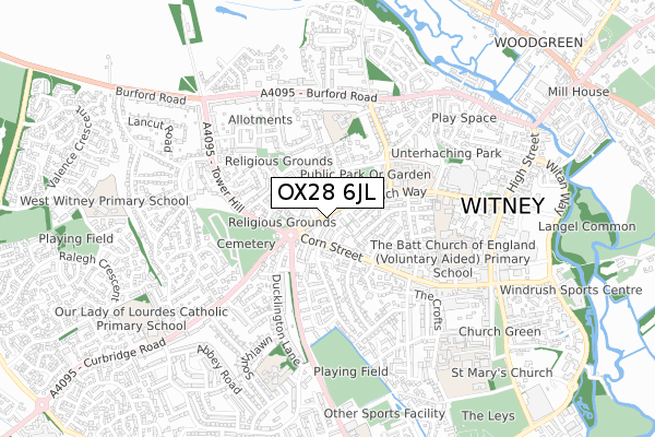 OX28 6JL (Welch Way) open data dashboard