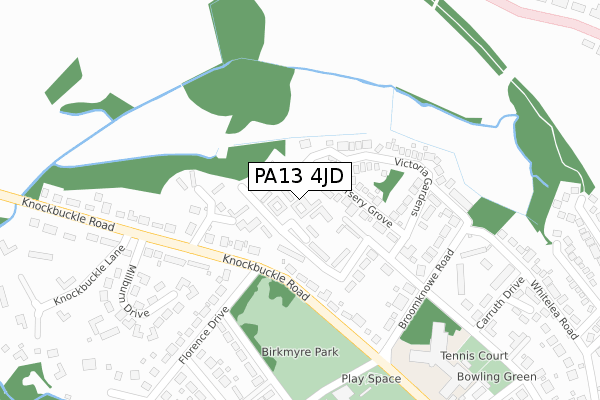 PA13 4JD maps, stats, and open data