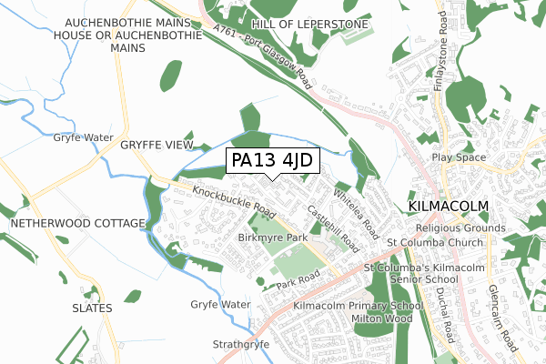 PA13 4JD maps, stats, and open data