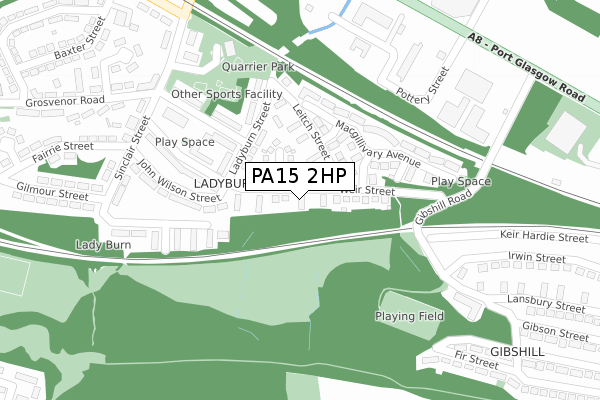 PA15 2HP maps, stats, and open data