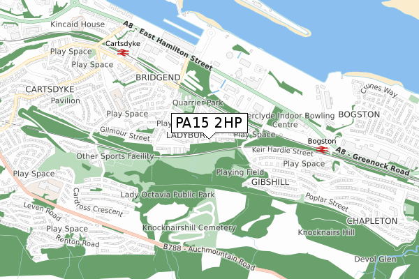 PA15 2HP maps, stats, and open data