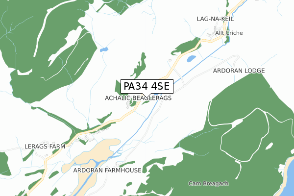 PA34 4SE maps, stats, and open data