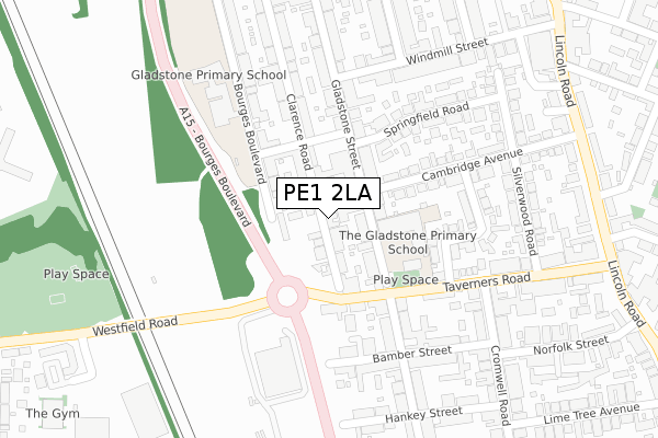 PE1 2LA maps, stats, and open data