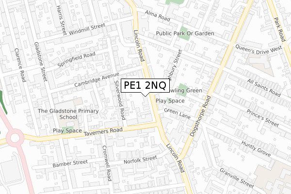 PE1 2NQ maps, stats, and open data