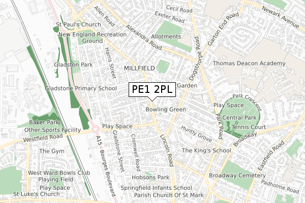 PE1 2PL maps, stats, and open data