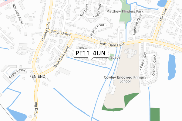 PE11 4UN maps, stats, and open data