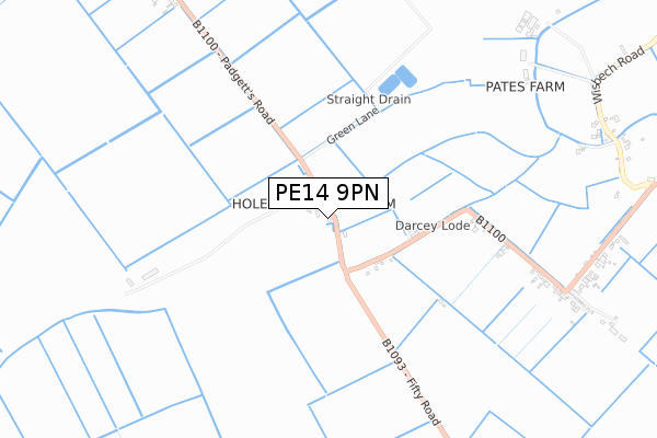 PE14 9PN maps, stats, and open data