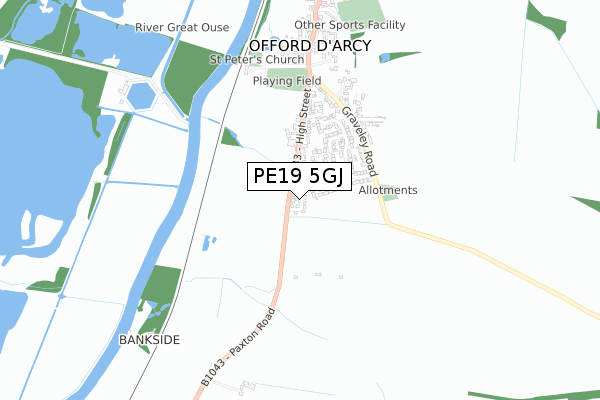 PE19 5GJ maps, stats, and open data