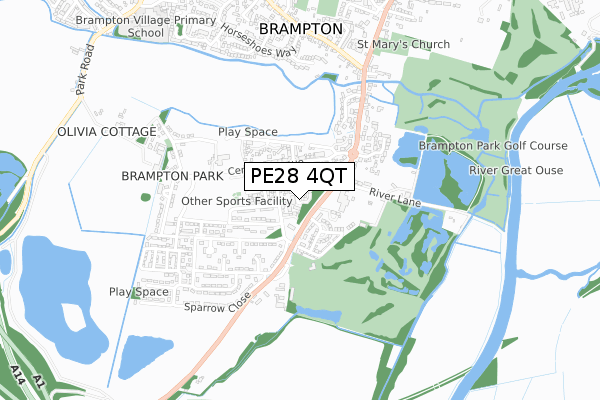 PE28 4QT maps, stats, and open data