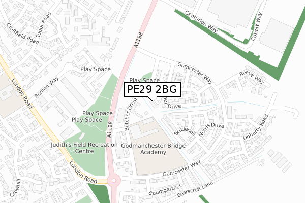 PE29 2BG maps, stats, and open data