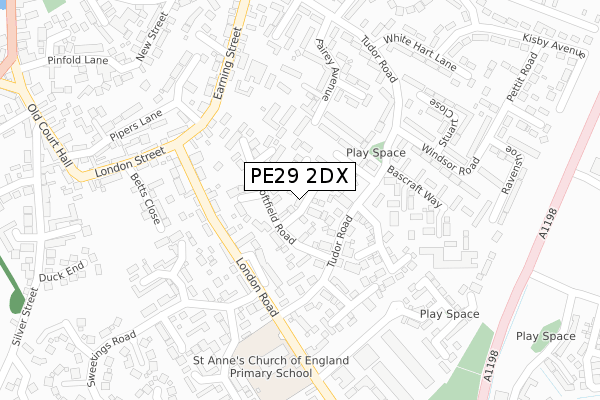 PE29 2DX maps, stats, and open data