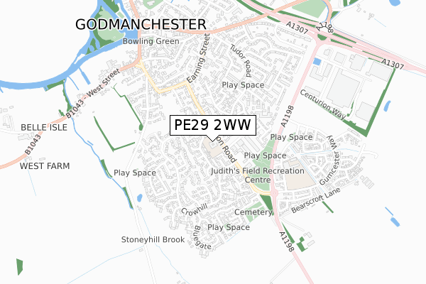 PE29 2WW maps, stats, and open data