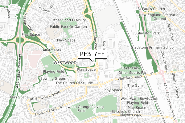 PE3 7EF maps, stats, and open data