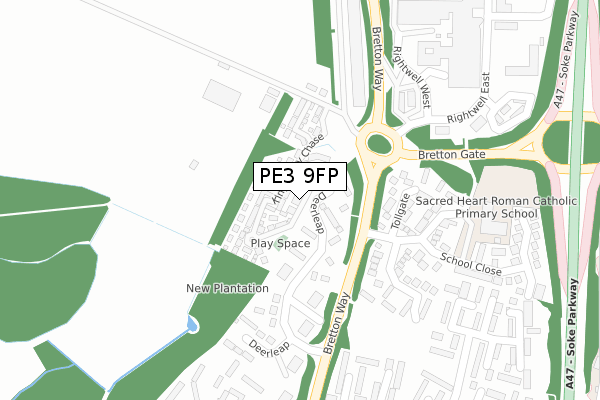 PE3 9FP maps, stats, and open data