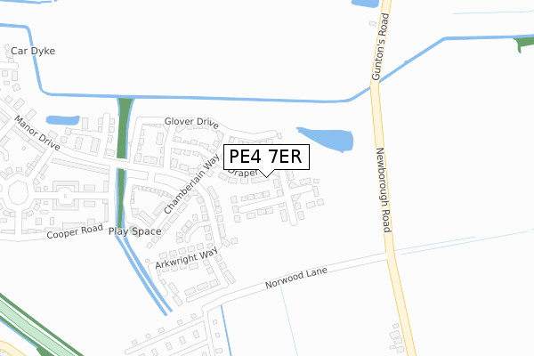 PE4 7ER maps, stats, and open data