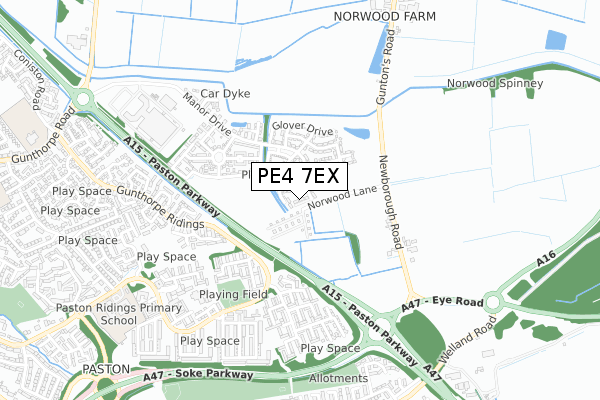 PE4 7EX maps, stats, and open data