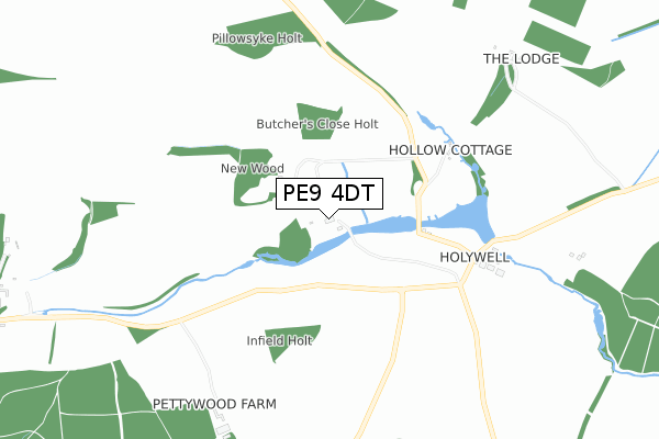 PE9 4DT maps, stats, and open data