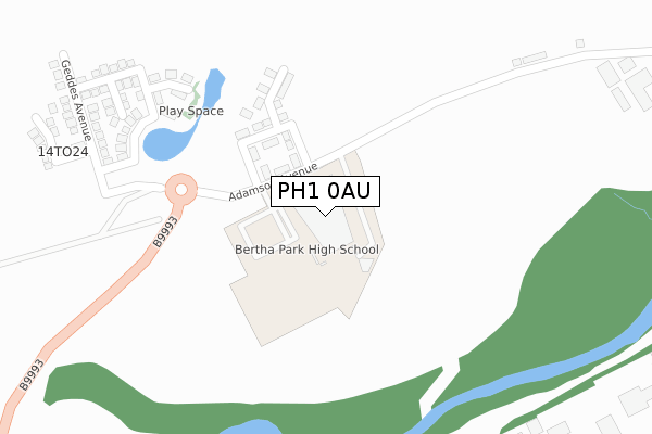 PH1 0AU maps, stats, and open data