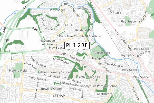 PH1 2RF maps, stats, and open data