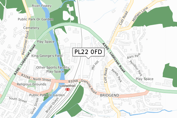 PL22 0FD maps, stats, and open data