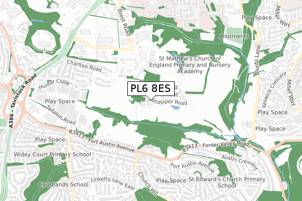 PL6 8ES maps, stats, and open data