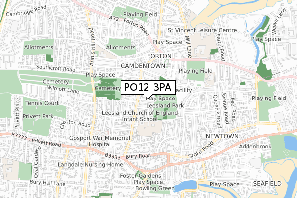 PO12 3PA maps, stats, and open data