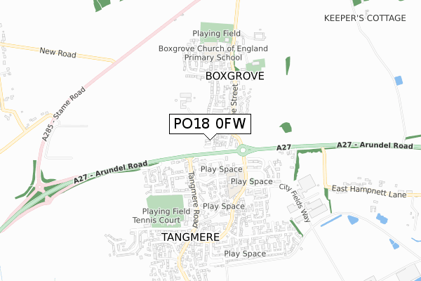 PO18 0FW maps, stats, and open data