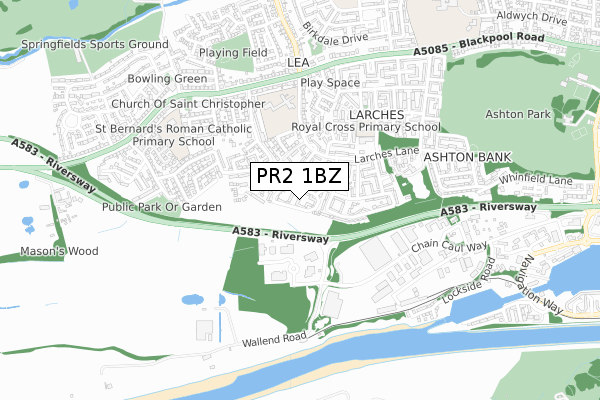 PR2 1BZ maps, stats, and open data