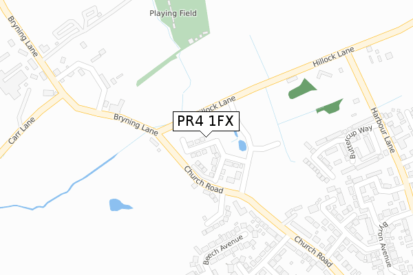 PR4 1FX maps, stats, and open data