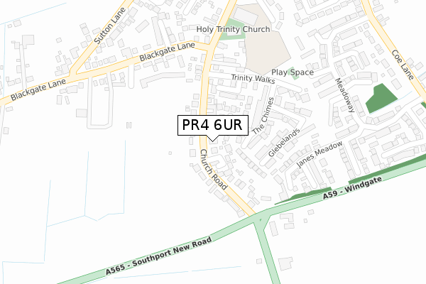 PR4 6UR maps, stats, and open data