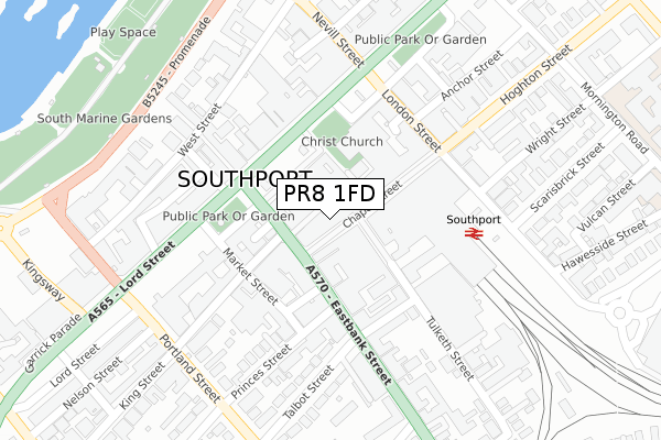 PR8 1FD maps, stats, and open data