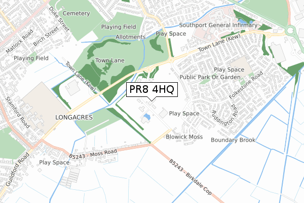 PR8 4HQ maps, stats, and open data