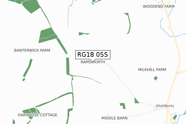 RG18 0SS maps, stats, and open data