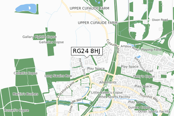 RG24 8HJ maps, stats, and open data