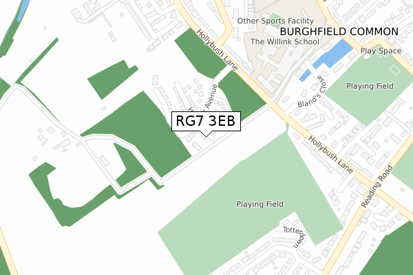 RG7 3EB maps, stats, and open data