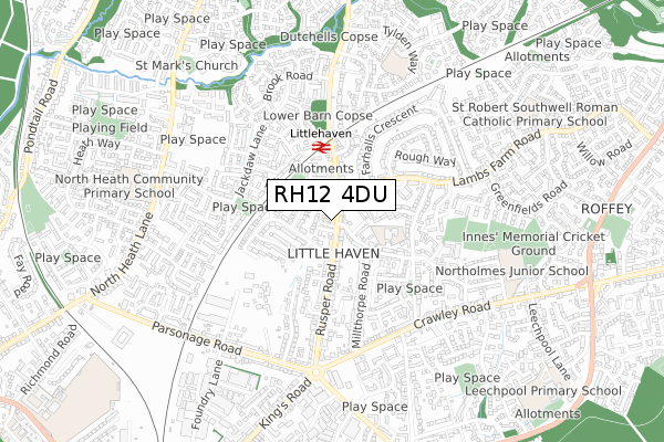 RH12 4DU maps, stats, and open data