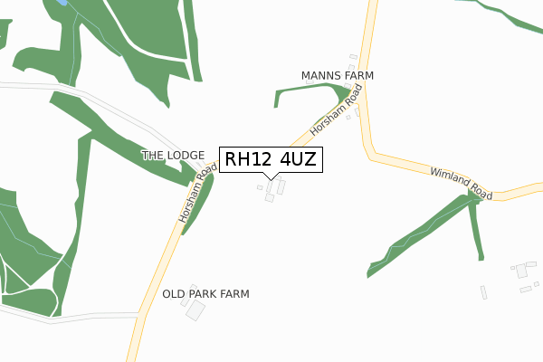 RH12 4UZ maps, stats, and open data