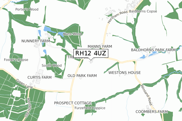 RH12 4UZ maps, stats, and open data