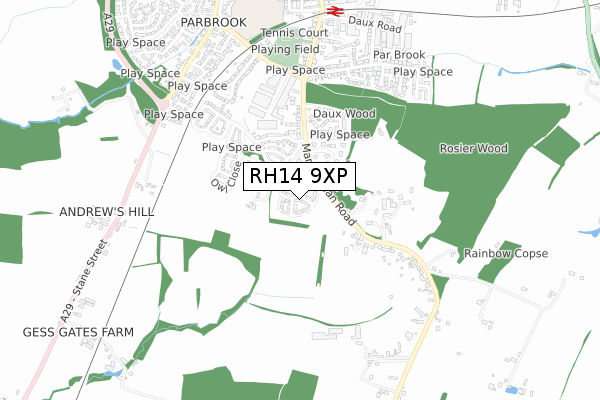 RH14 9XP maps, stats, and open data