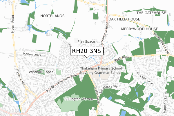 RH20 3NS maps, stats, and open data